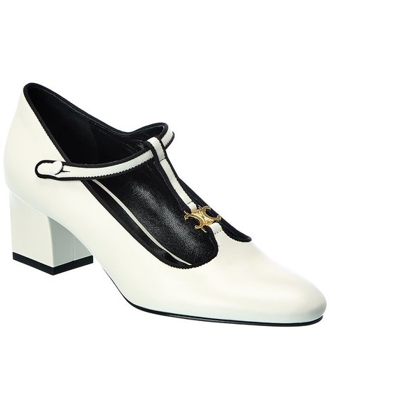 Celine | Shoes | Celine Tbar Leather Pump | Poshmark